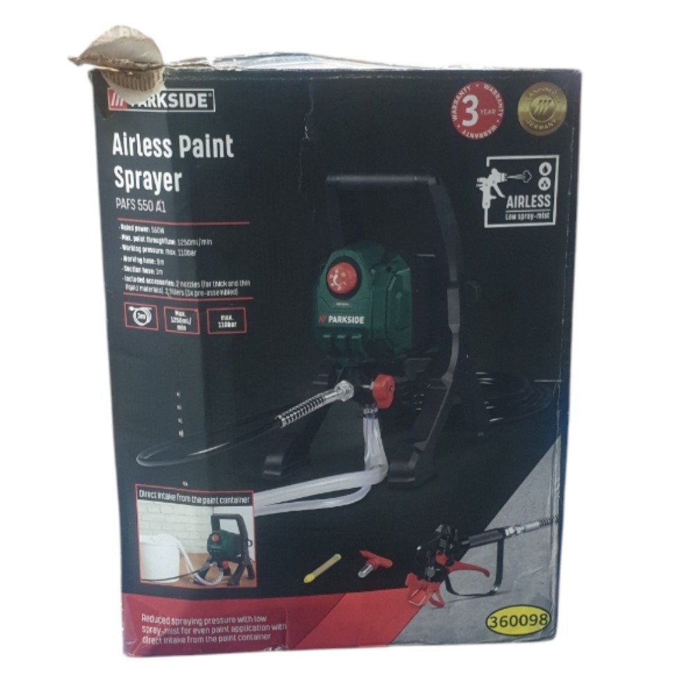 Pre-owned Parkside PAFS 550 A1 Airless Paint Sprayer - Own4Less